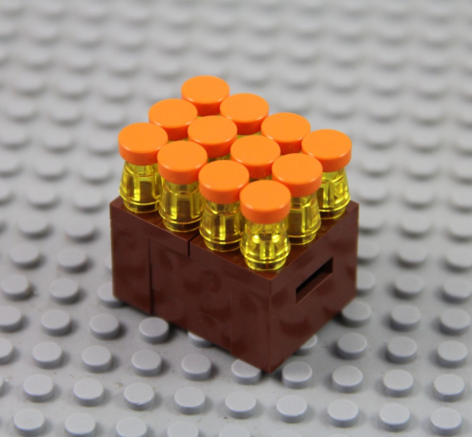 LEGO - Crates w/ 12-Pack Assorted Drinks Bottles Food Kitchen ...