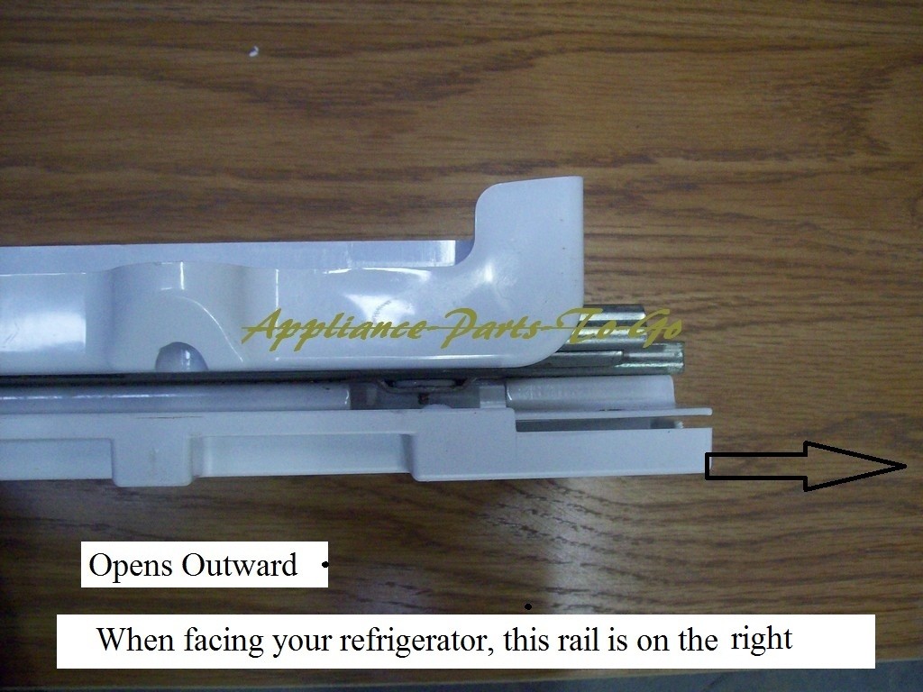 GE Mfg. Fridge Freezer Rail Right Wr17x11931 Wr17x12450 for sale online ...