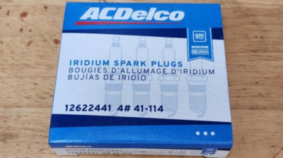 NEW GENUINE GM ACDelco Iridium Spark Plugs 41-114 12622441 Set Of 4 | eBay