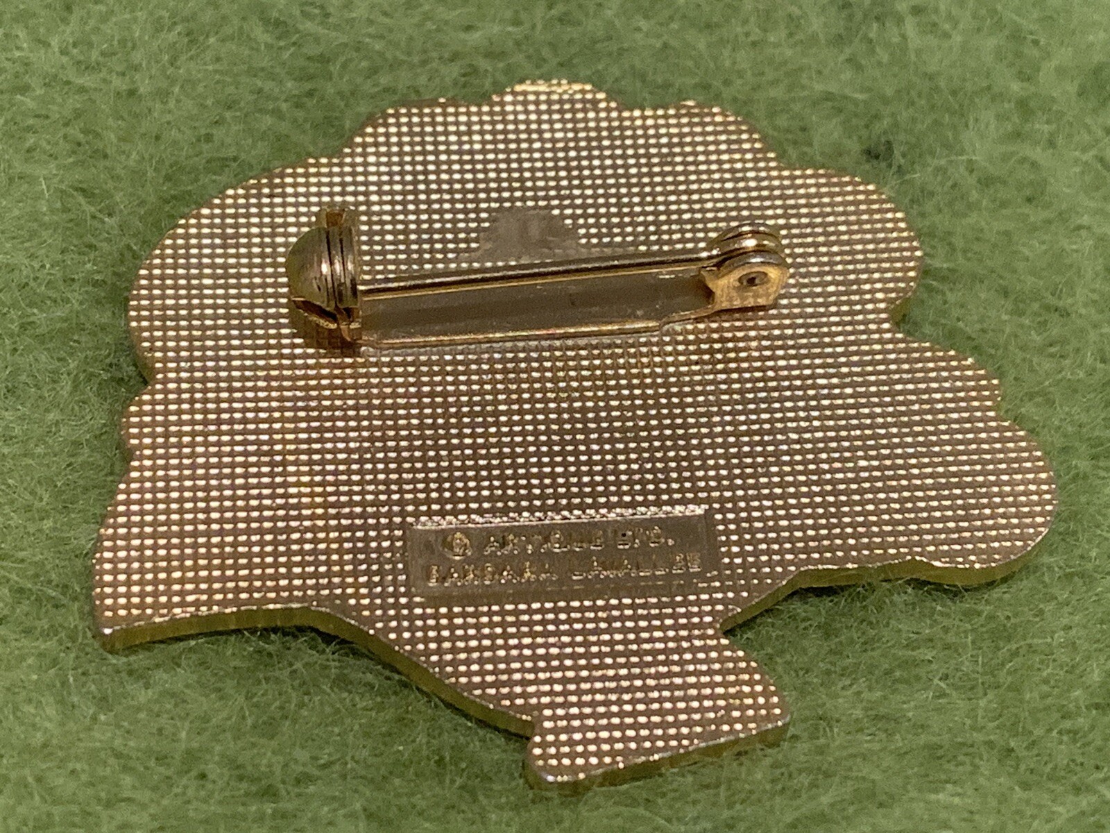 Barbara Lavallee Brooch Pin Dancing Inuit Eskimo Woman Alaskan Vintage ...