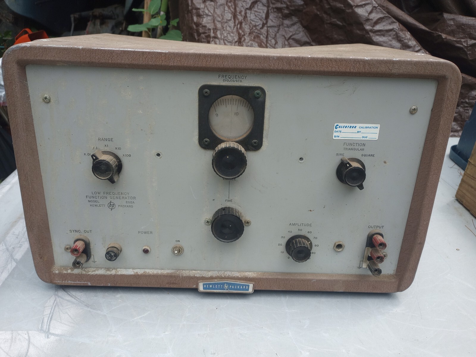 Hp Low Frequency Function Generator Model 202a | eBay
