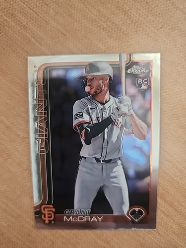 2025 Topps Chrome #116 Grant McCray San Francisco Giants (RC) Rookie | eBay