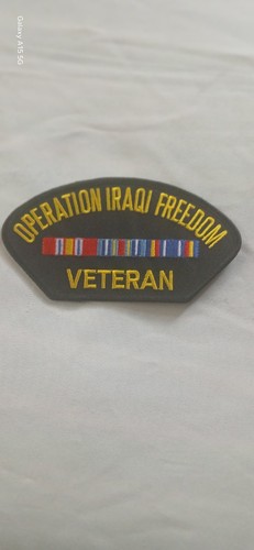 Patch US Military Veteran Operation Iraqi Freedom hat Jacket Shadow Box ...
