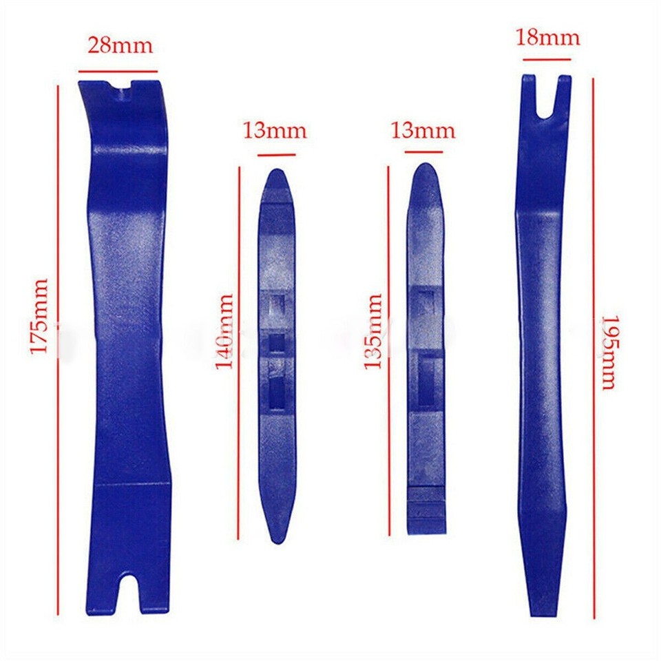 6PCS Car Door Panel and Trim Removal Tool Set for Interior Fastener ...