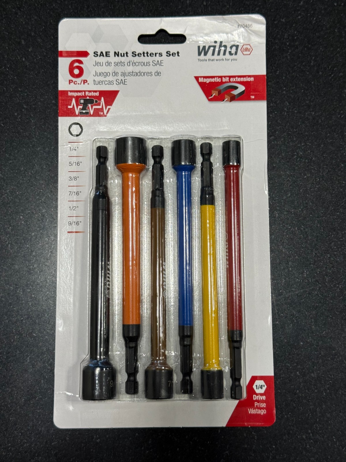 wiha 70486 SAE nut setter set | eBay