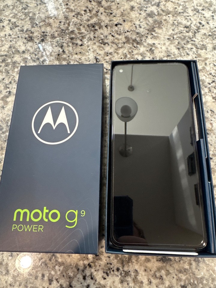 Motorola G9 Power Unlocked 6.8" 128GB Metallic Jasper Green with ...