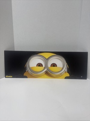Spirit Halloween Cardboard End Cap Store Display Sign Minions ...