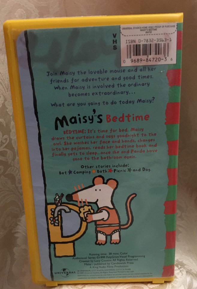 Maisy’s Bedtime VHS Clamshell Case 96898472036| eBay