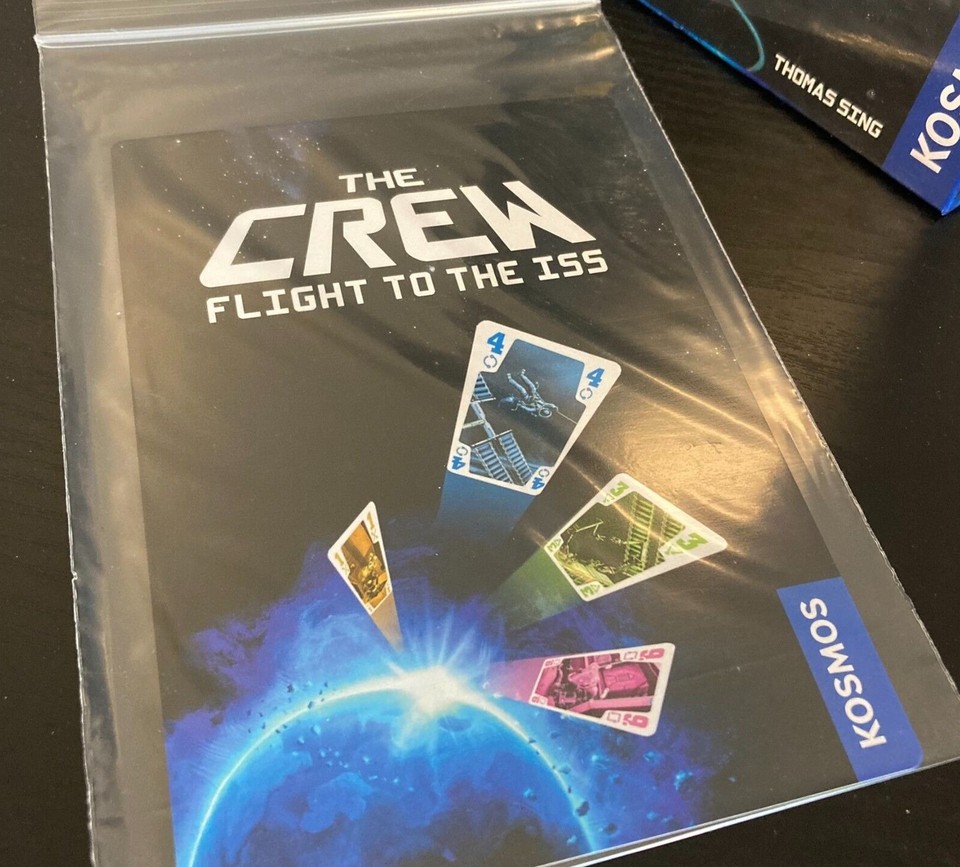 New THE CREW BOARD GAME + FLIGHT TO ISS EXPANSION the quest for planet ...
