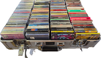 JOB LOT CD'S 1250 x Club Dance CD'S and boxsets in large silver DJ Case ...