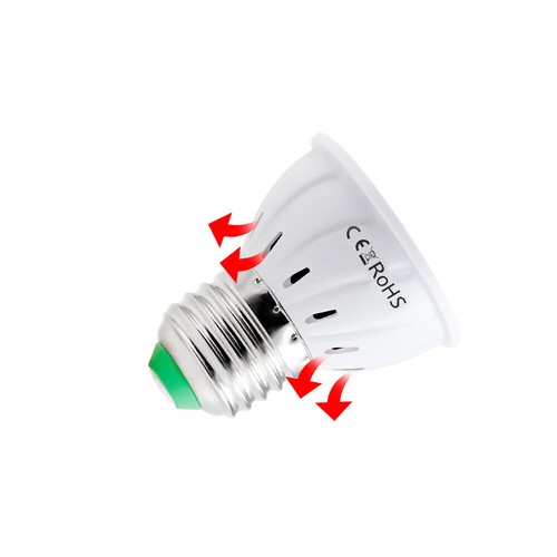 GU10 E27 LED Bulbs Spot Light Warm Cool Day White Lamps Down Lights ...
