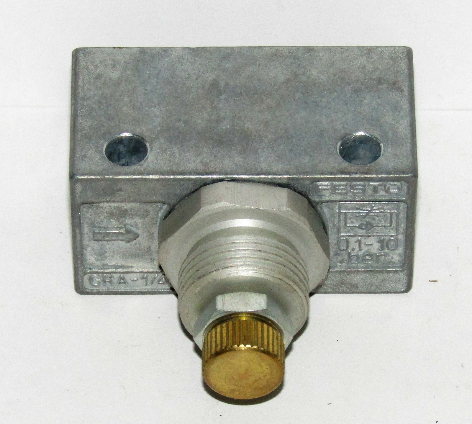 Festo Flow Control Valve Gra-1/4b 0.1-10 Bar Part No. 212133 for sale ...