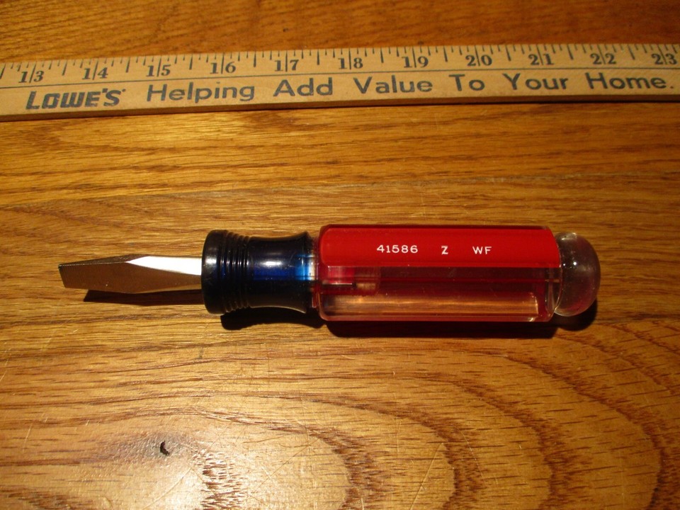 Vintage = CRAFTSMAN = NOS 5/16 Stubby Screwdriver, Western Forge, USA A ...
