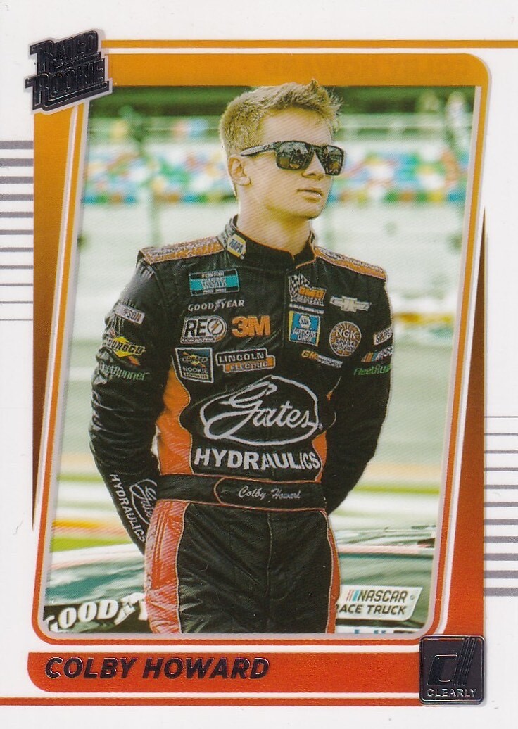 🏎️ 2022 PANINI CHRONICLES CLEARLY DONRUSS - COLBY HOWARD RC #26 | eBay