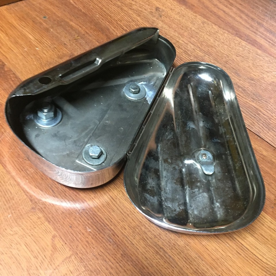 HARLEY DAVIDSON Tear Drop Tool Box Chrome BML6 | eBay