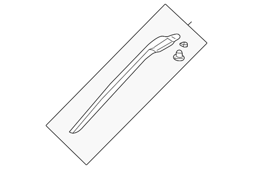 HONDA GENUINE CR V Windshield Side Garnish Assy R FR 73152 - S9A - 003 ...