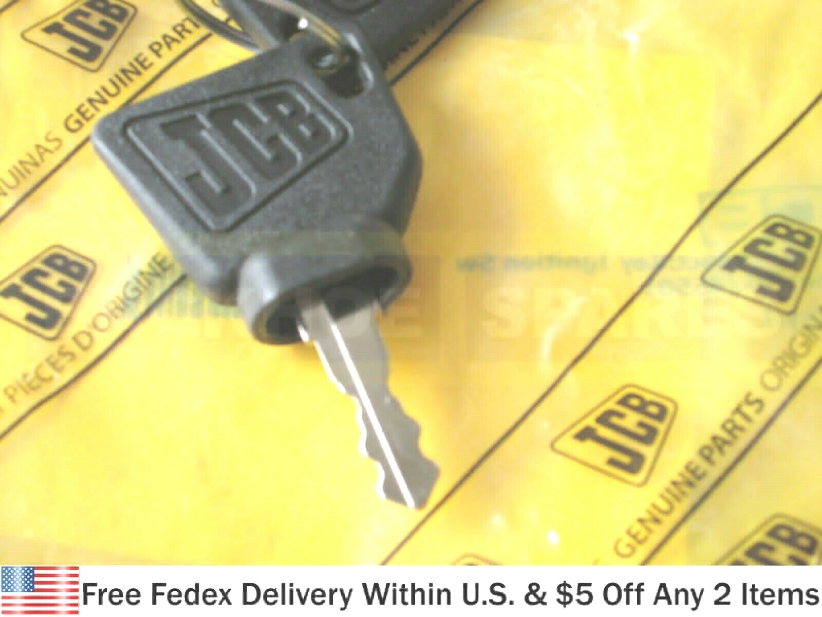 JCB PARTS - GENUINE JCB IGNITION KEY 4 PC. (PART NO. 701/45501 331/ ...