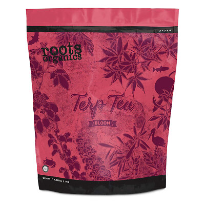 Roots Organics Terp Tea Bloom Natural Dry Gardening Fertilizer, 9 Pound ...