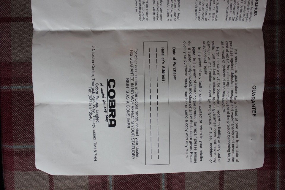 Cobra Pro-Grip and Bracket | eBay UK