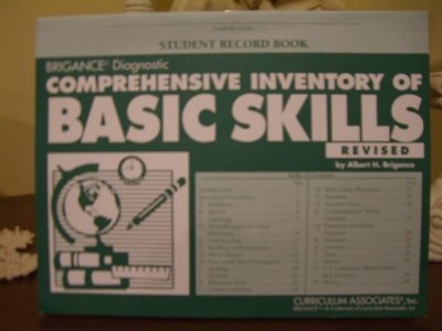 BRIGANCE DIAGNOSTIC: COMPREHENSIVE INVENTORY OF BASIC By Albert H ...