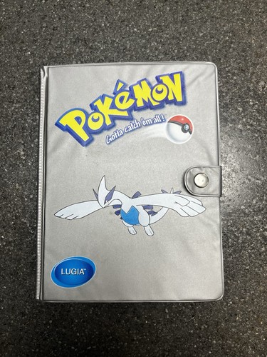 Vintage Lugia Pokémon Card Binder 1999 with 68 Vintage Pokemon Card Lot ...