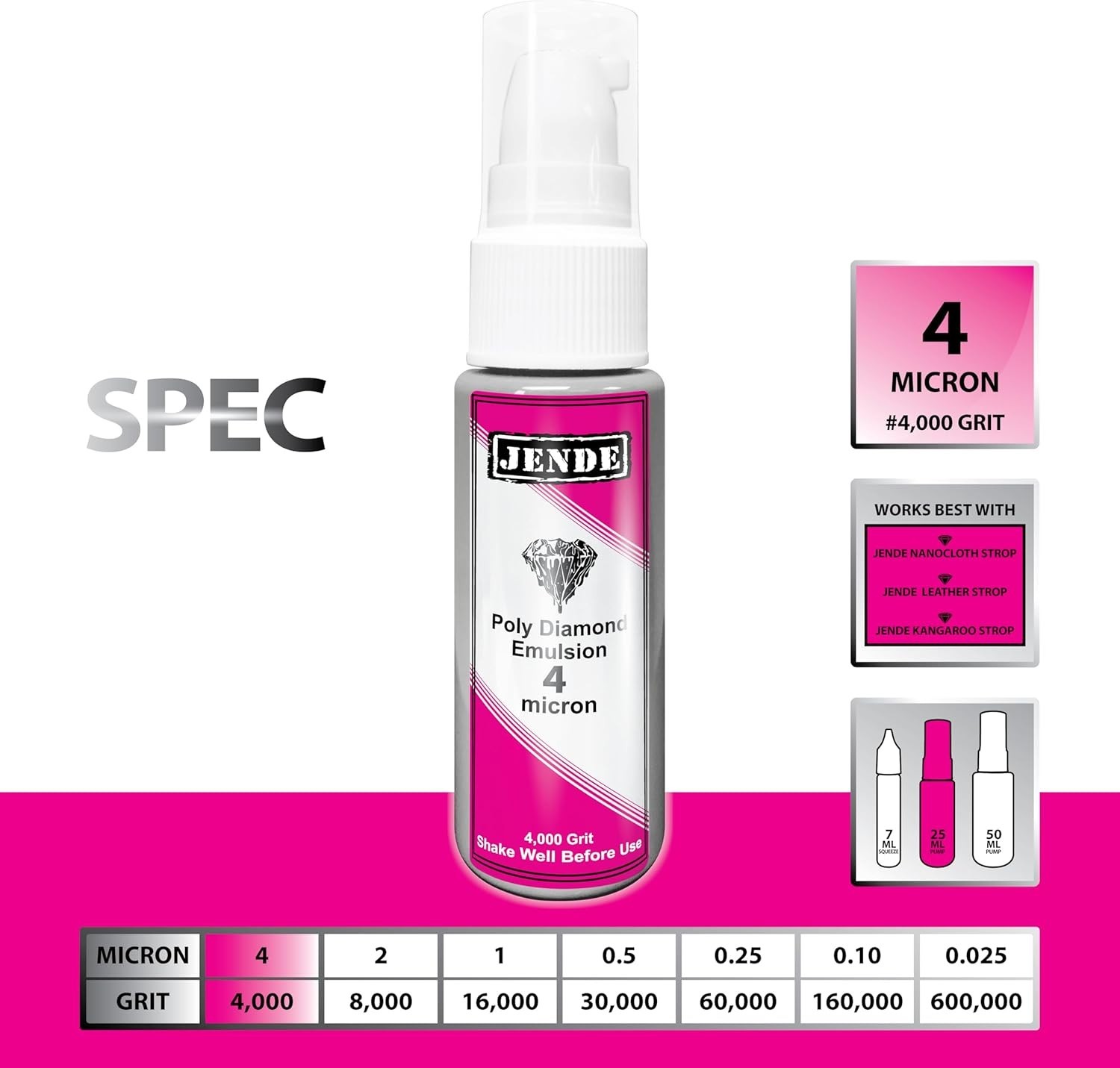 Effective 4 Micron Poly Diamond Knife Stropping Emulsion – DOQAAN.COM