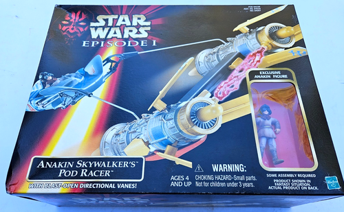 Hasbro 1998 Star Wars Anakin Skywalkers' Pod Racer w/ Anakin Figure ...