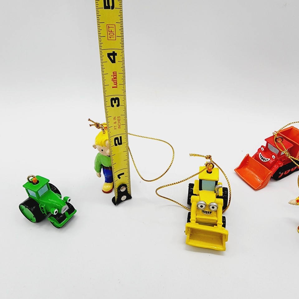 Bob The Builder Christmas Ornaments Bob Wendy Muck Scoop Roley Plastic ...