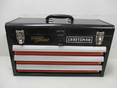 Craftsman Harley Davidson Edition 3 Drawer Tool Box 20-1/2w X 12t X 8-1 ...
