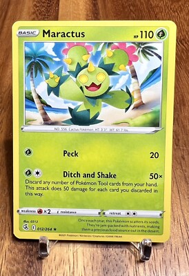 Maractus 012/264 Rare Non Holo Fusion Strike Pokemon Card NM | eBay