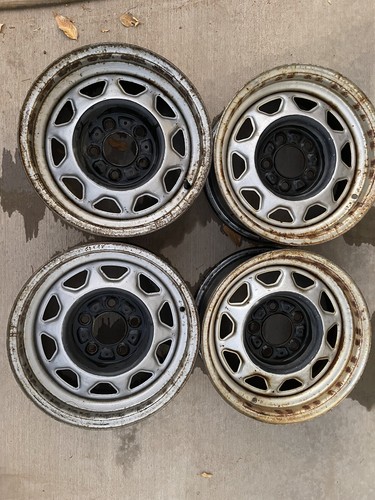 AMC Gremlin Hornet Pacer Factory Rally Wheel Set Rare | Genuine OEM