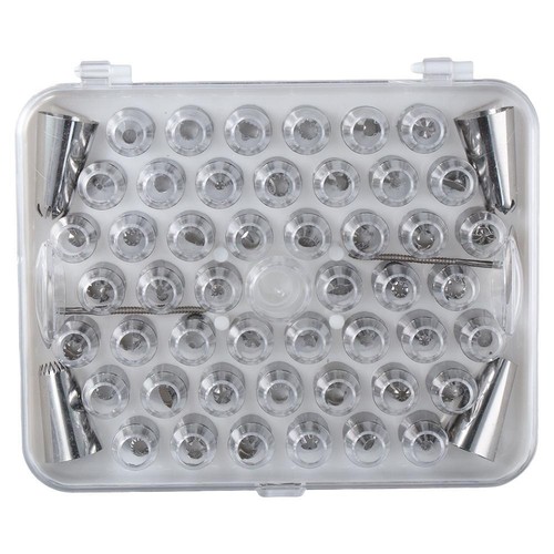 52 pcs Easy Storage Piping Tips Set Cake Decorating Tip Kitchen Gadgets ...