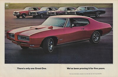 1968 Pontiac GTO Ad 1964 1965 1966 1967 Vintage Magazine Advertisement ...