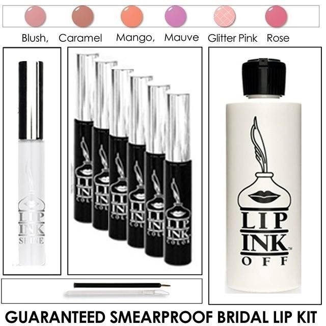 LIP INK Organic Smearproof Lip color Kit Bridal Collection - Spring ...