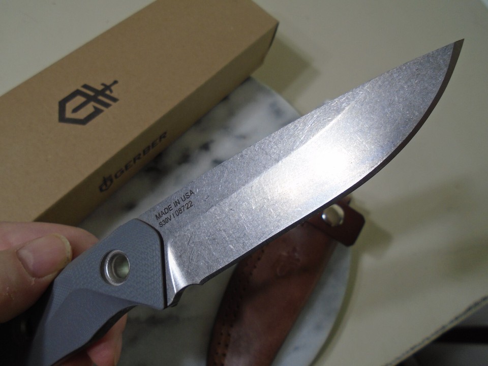 Gerber USA TERRACRAFT Fixed Blade Hunter Knife Full Tang CPM S30V Steel ...