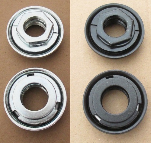 American Bottom Bracket Cup Set BB-24TPI-for one piece crank Black or ...