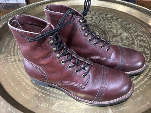 Red Wing 8119 Iron Ranger Oxblood Boots Men's 11D Firsts | eBay