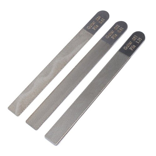 3Pcs Steel Long Filing Surface Guitar File Tool Luthier Repairing Tool ...