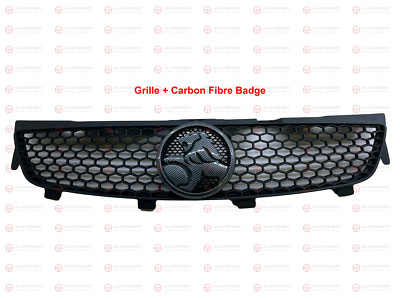 Carbon Fibre Badge & Front Grille Set Holden Commodore Series 1 VE SV6 ...
