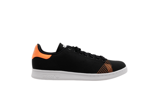 Size 18 - adidas Stan Smith Primeblue Black Screaming Orange for sale ...