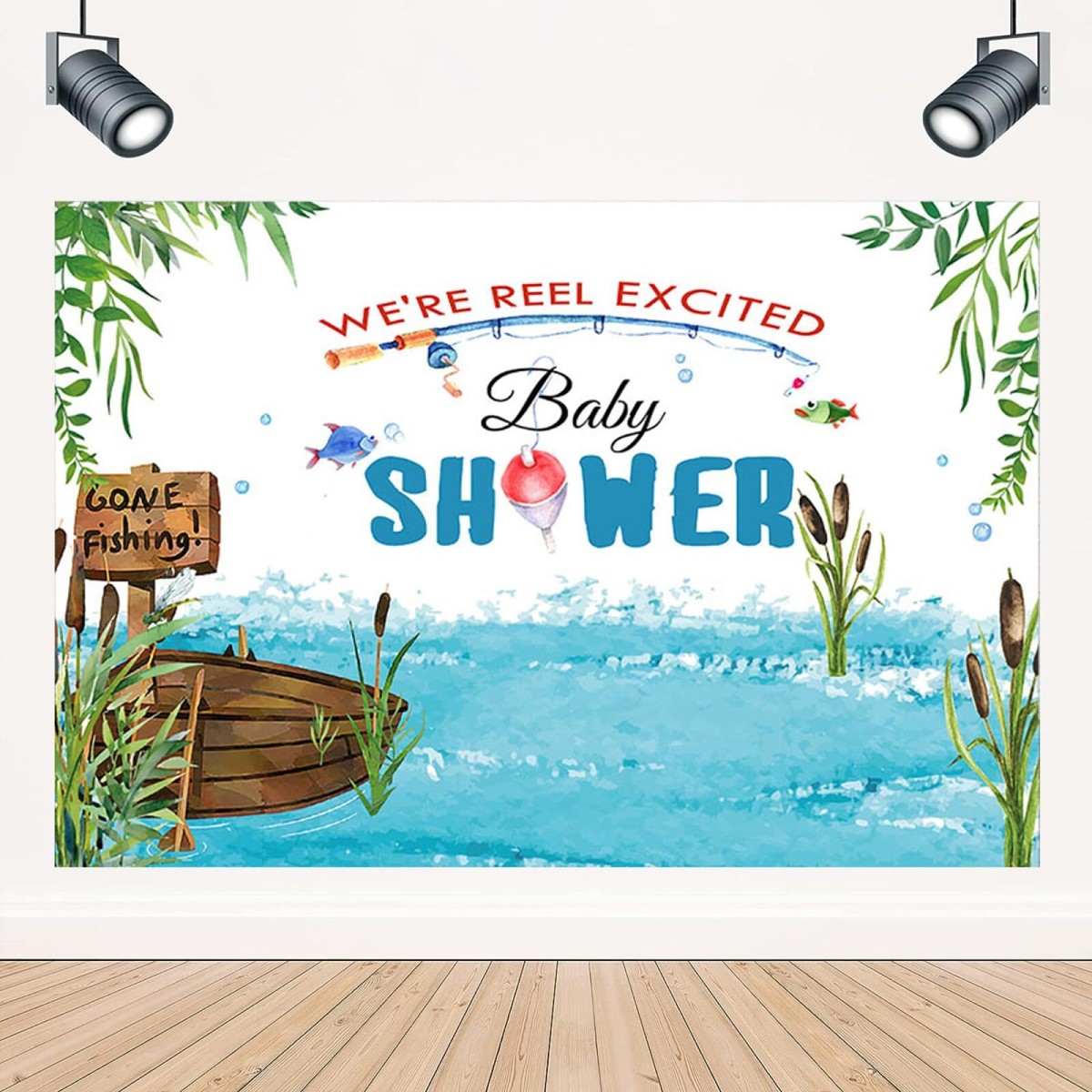 Baby Shower Background Boy