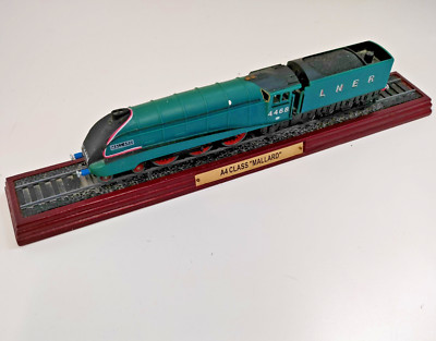 A4 Class Mallard LNER Model Train On Track Plinth | eBay UK