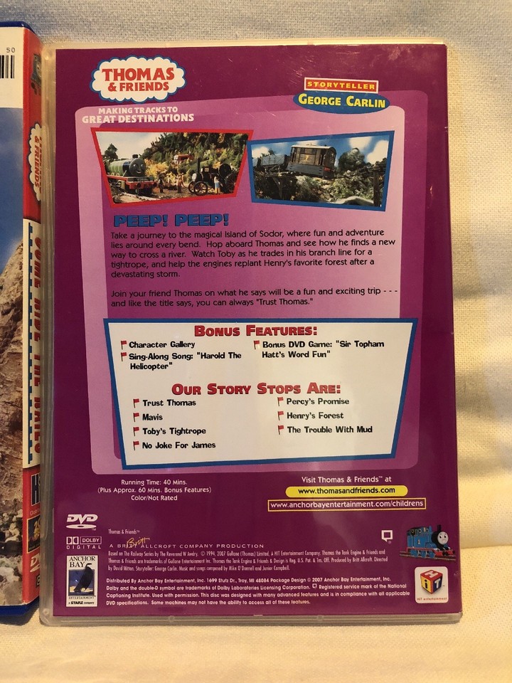 3 Lot Thomas & Friends DVDs 2006, 2006, 2007 13131482997| eBay