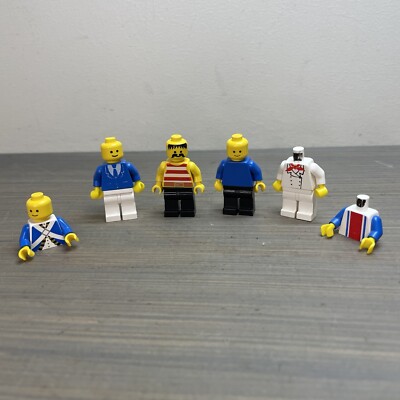 Small Lot of Lego Mini Figs Figures whole and parts Condition Varies ...
