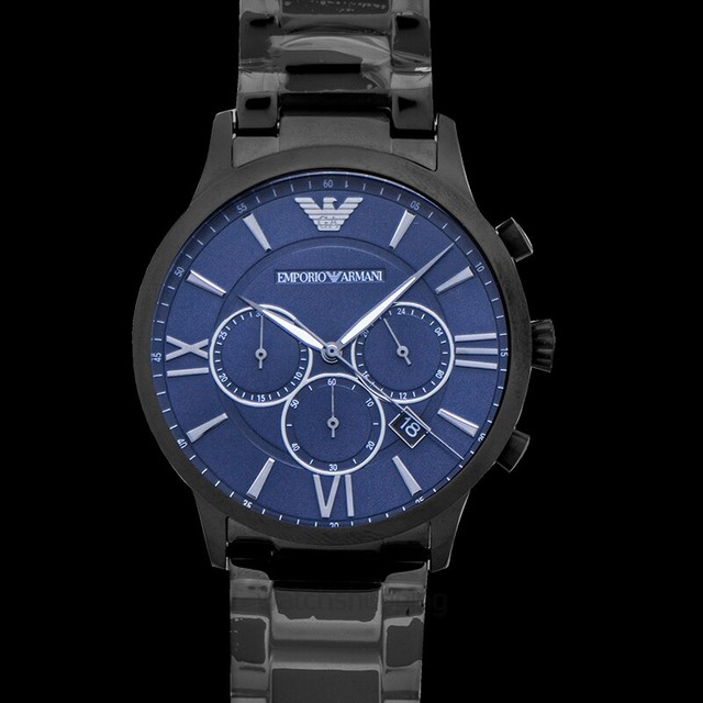Emporio Armani Watch Giovanni AR11348 Men's Metallic for sale online | eBay