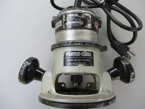 Porter Cable 1002 Heavy Duty 1/4" Router w/1001 Base - USA Made ...