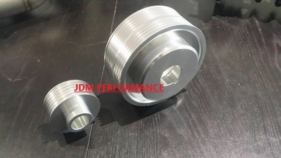 JDM ENGINE LIGHT WEIGHT PULLEY KIT for SUBARU IMPREZA 2.5L AWD EJ25 ...