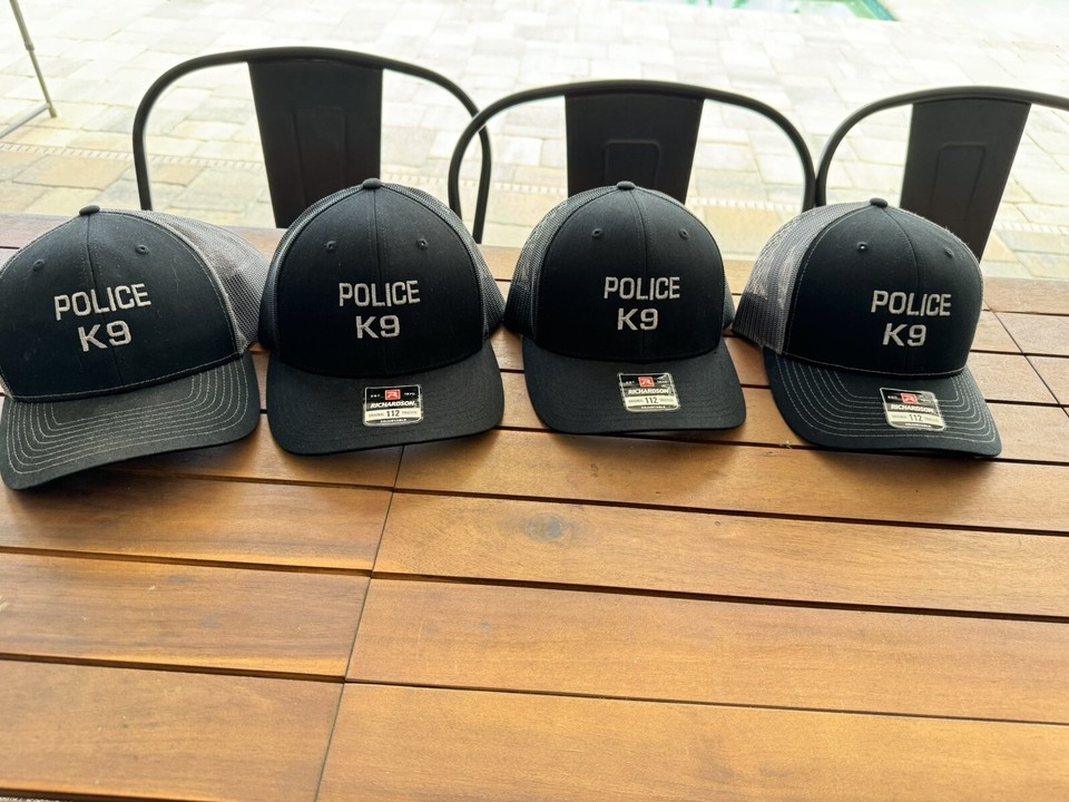 POLICE BLUE LINE K9 HAT TACTICAL HAT K9 POLICE OFFICER K-9 HAT | eBay