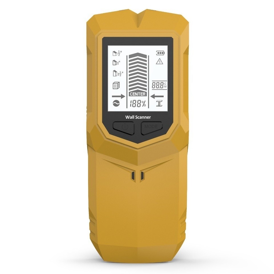 6in1 Stud Finder Wall Wood Scanner with Live AC Wire and Pipe Detection ...