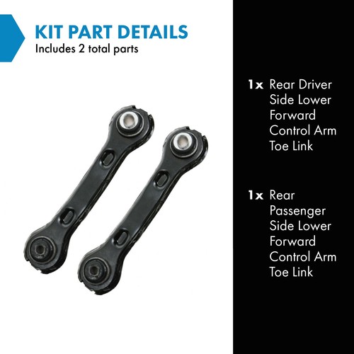 TRQ Rear Lower Toe Link Control Arm Pair for Chevy Malibu Maxx G6 ...